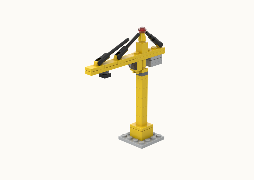 LEGO MOC Micro Construction Crane by The Bobby Brix Channel ...