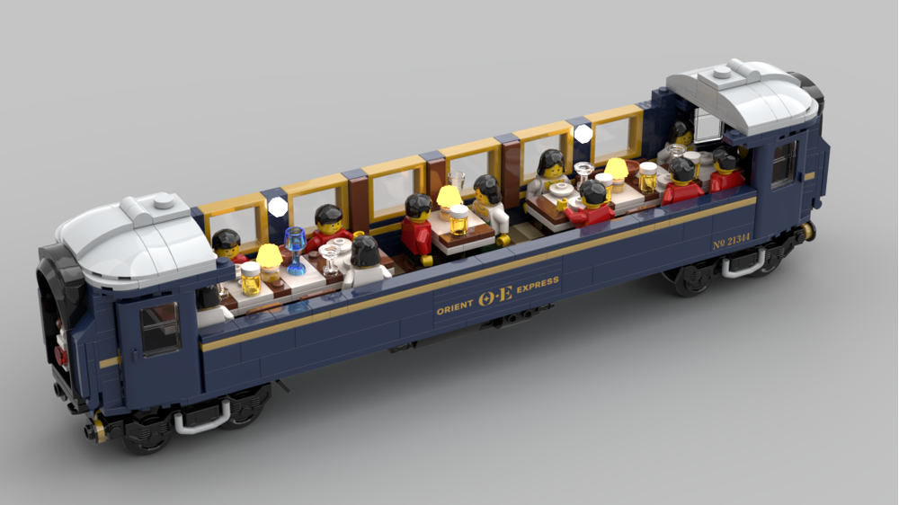Lego Moc New Orient Express Carriages Maxime Dangeac By