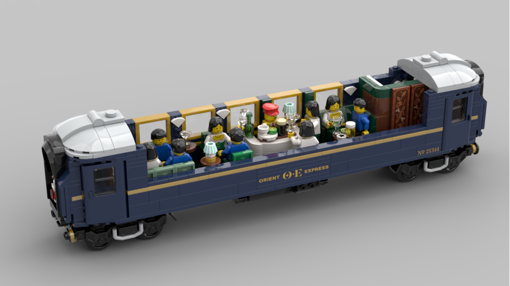 Lego Moc New Orient Express Carriages Maxime Dangeac By