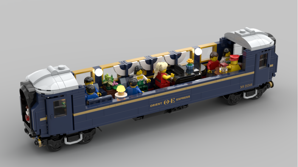 Lego Moc New Orient Express Carriages Maxime Dangeac By