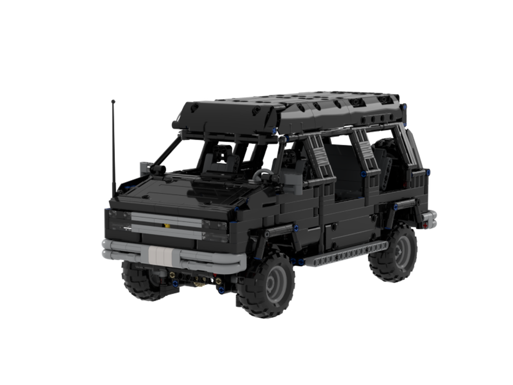 LEGO MOC Chevrolet G20 Conversion VAN by RedHotRod | Rebrickable ...