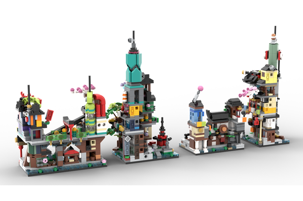 LEGO MOC Mini Ninjago City Collection by christromans | Rebrickable ...