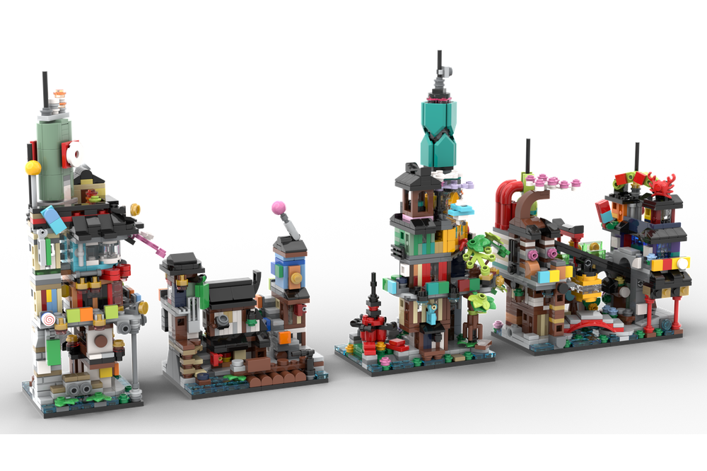 LEGO MOC Mini Ninjago City Collection by christromans | Rebrickable ...