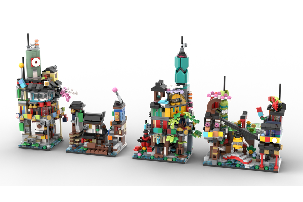 LEGO MOC Mini Ninjago City Collection by christromans | Rebrickable ...