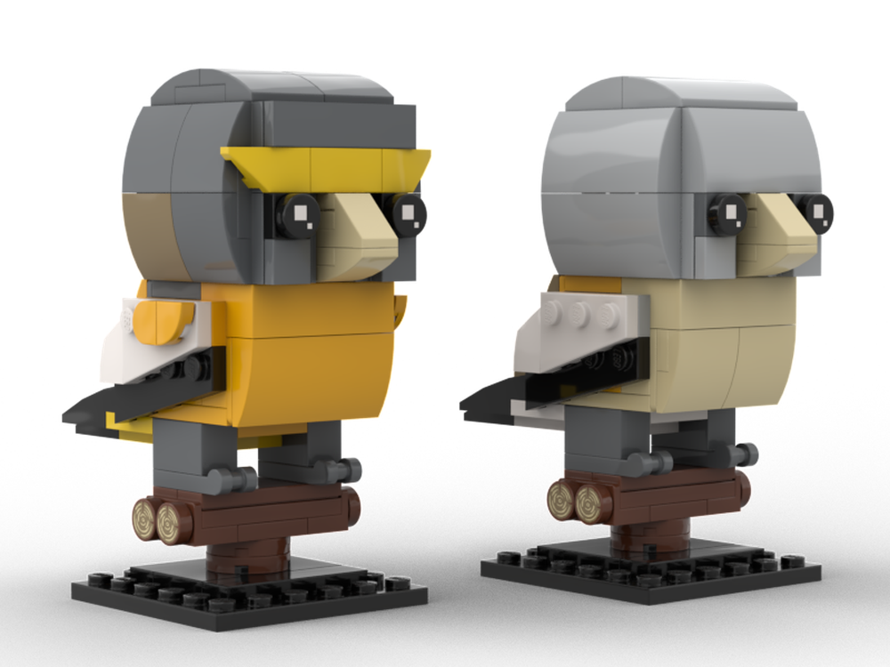 LEGO MOC Evening Grosbeaks: Birdheadz by OrchardBuilds | Rebrickable ...