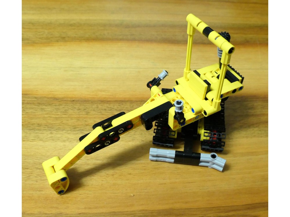 Lego Moc 42163 Mini Excavator By Larsagri Rebrickable Build With Lego