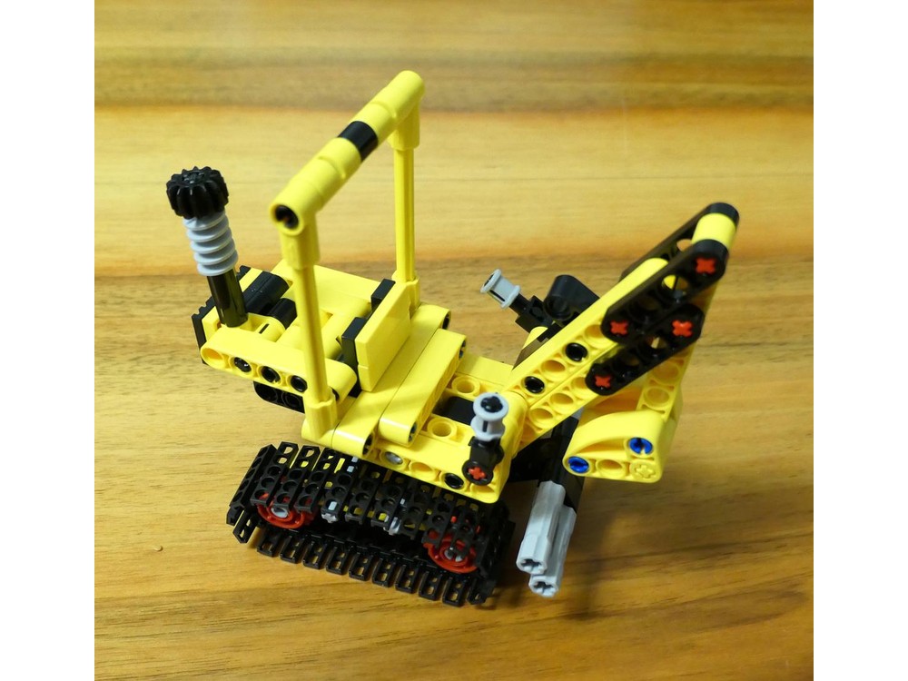 Lego Moc 42163 Mini Excavator By Larsagri Rebrickable Build With Lego