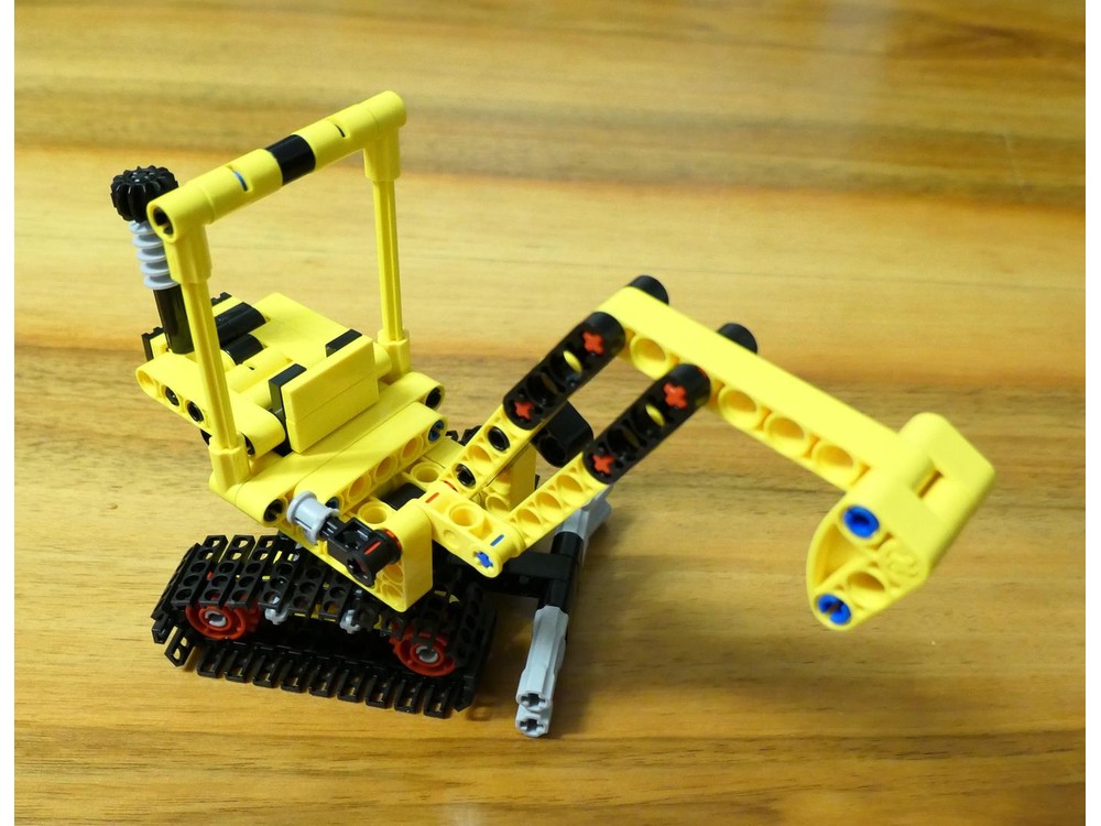 Lego Moc 42163 Mini Excavator By Larsagri Rebrickable Build With Lego