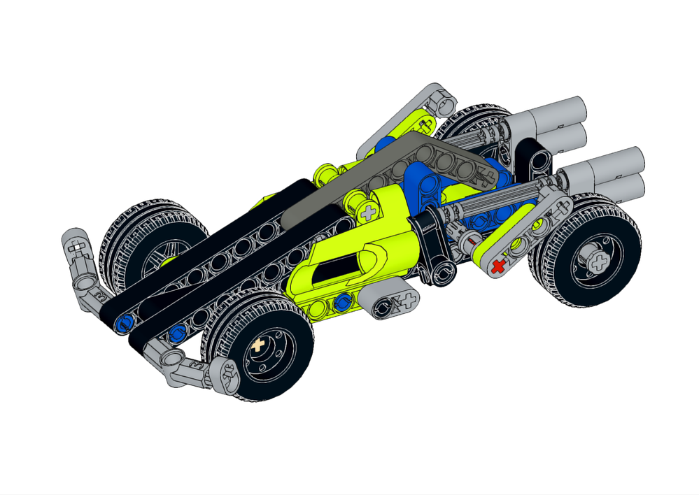 LEGO MOC Racers Car by NARP | Rebrickable - Build with LEGO