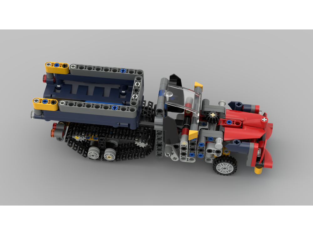 LEGO MOC 42147+42148 Half-track Truck [series: "Road"] (combination) by ...