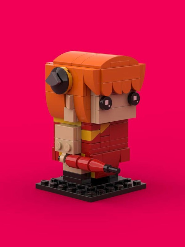 LEGO MOC Kagura Brickheadz by Houdai_Bricks | Rebrickable - Build with LEGO