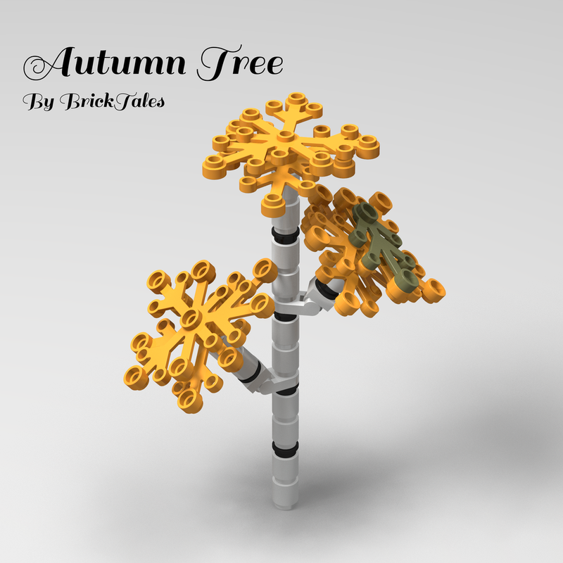 LEGO MOC Autumn Tree by BrickTales | Rebrickable - Build with LEGO