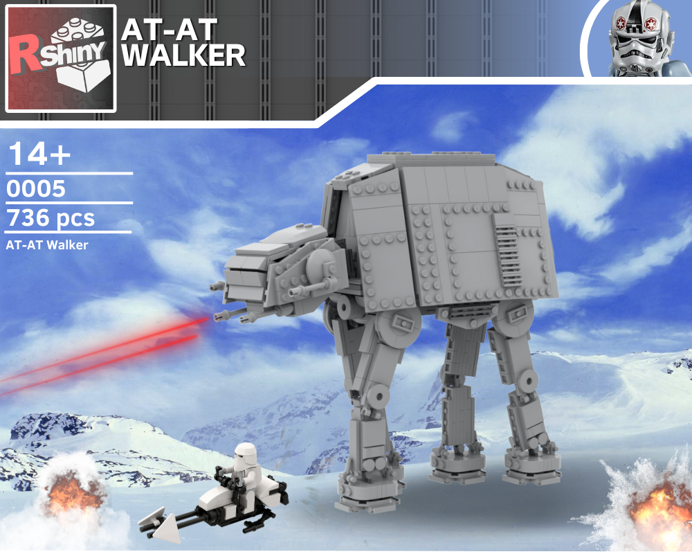 LEGO MOC AT-AT Walker by R-Shiny | Rebrickable - Build with LEGO