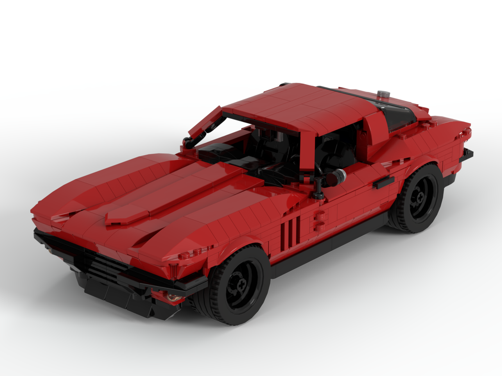 LEGO MOC Corvette C2 WB FF8 by Linse | Rebrickable - Build with LEGO
