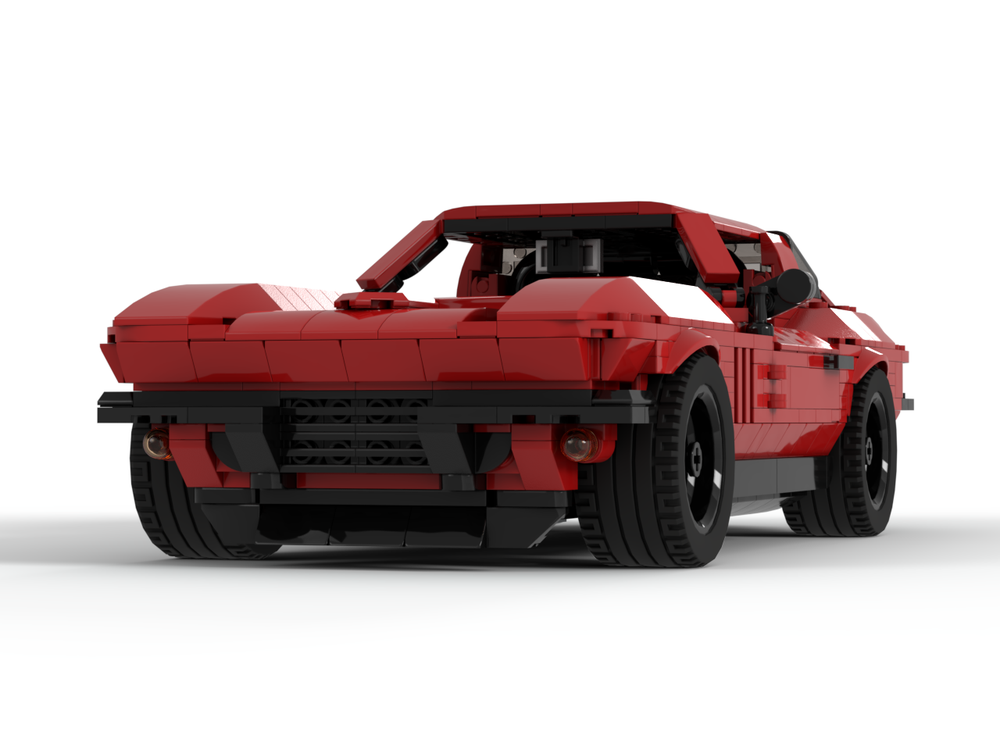 LEGO MOC Corvette C2 WB FF8 by Linse | Rebrickable - Build with LEGO