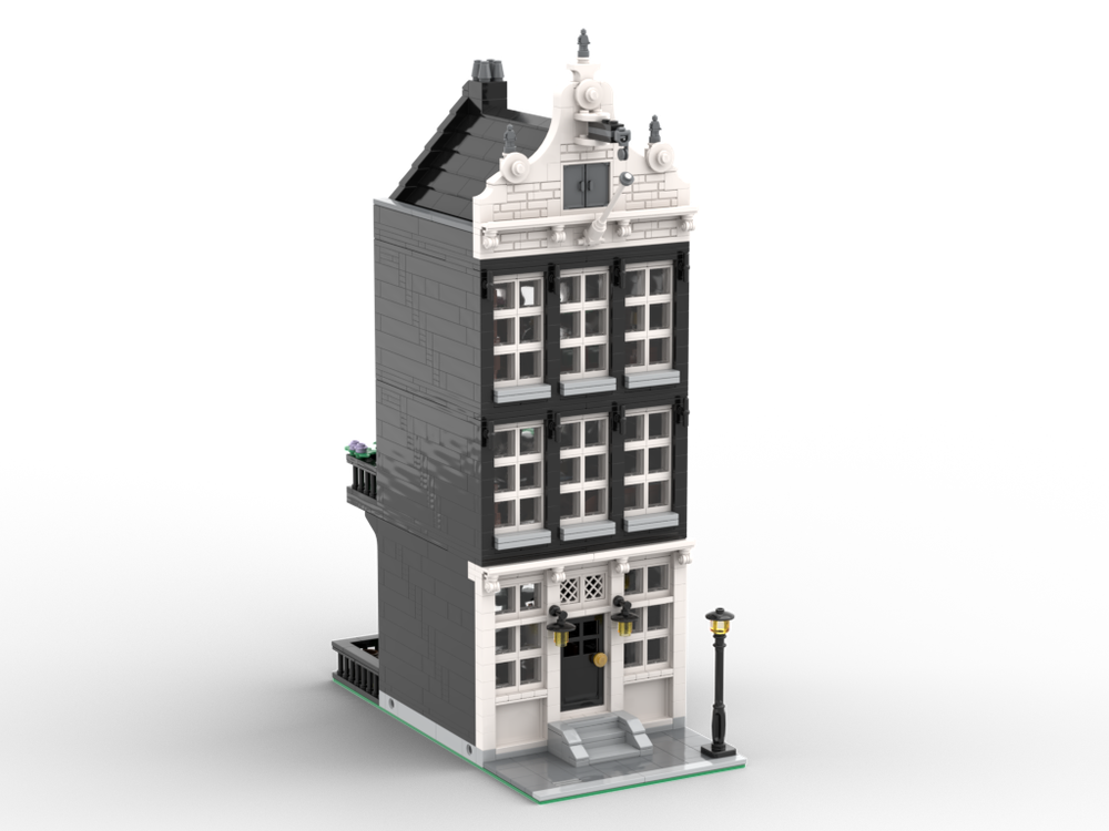 LEGO MOC Modular canal house by ispaapen | Rebrickable - Build with LEGO