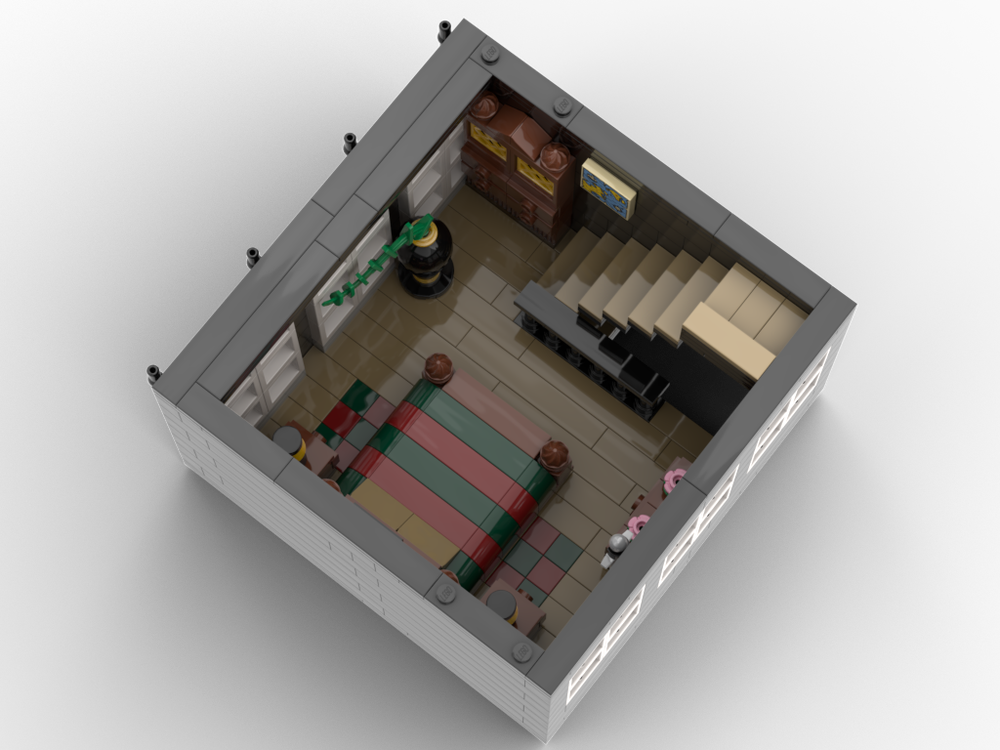 Lego Moc Modular Canal House By Ispaapen Rebrickable Build With Lego