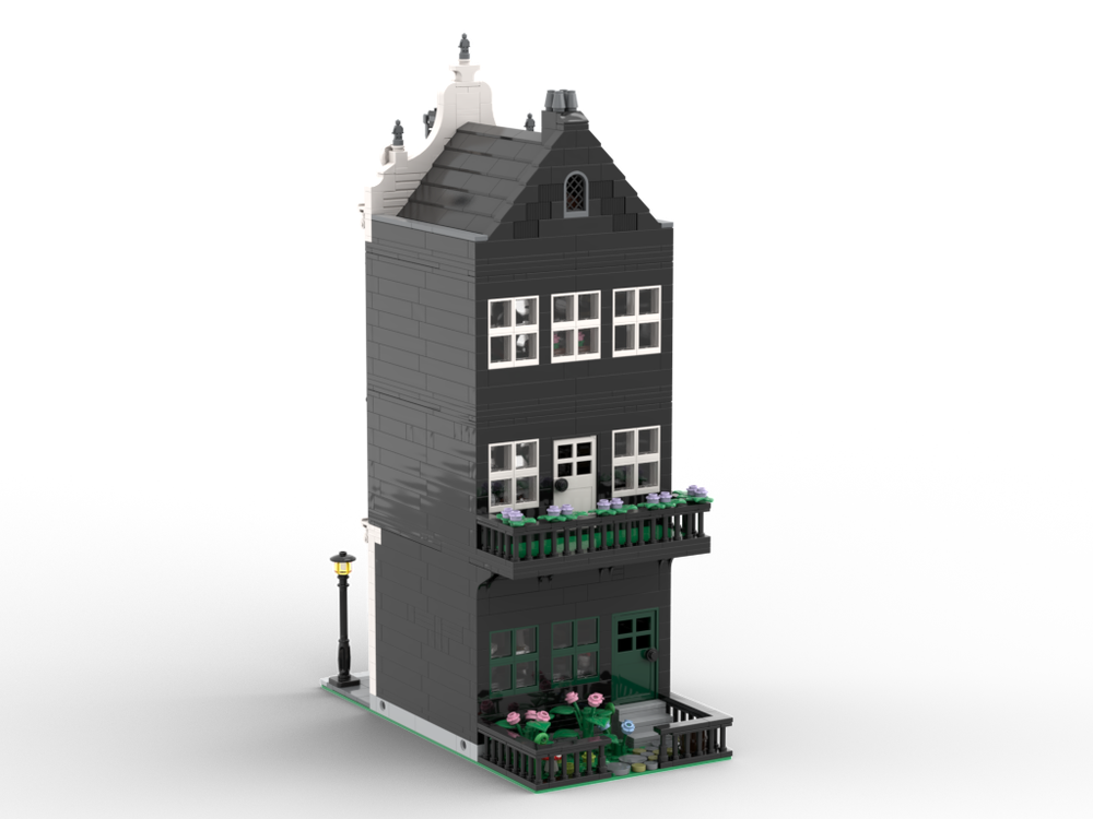 Lego Moc Modular Canal House By Ispaapen Rebrickable Build With Lego
