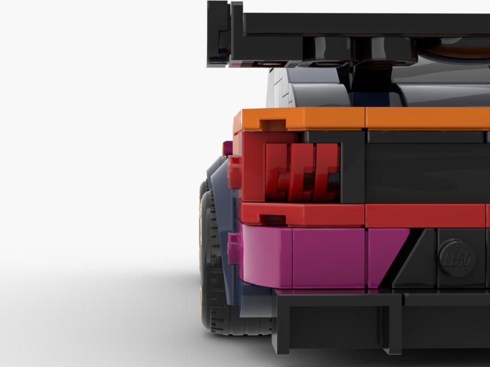 LEGO MOC 2023 Ford Mustang S650 GT3 by KineticKit | Rebrickable - Build ...