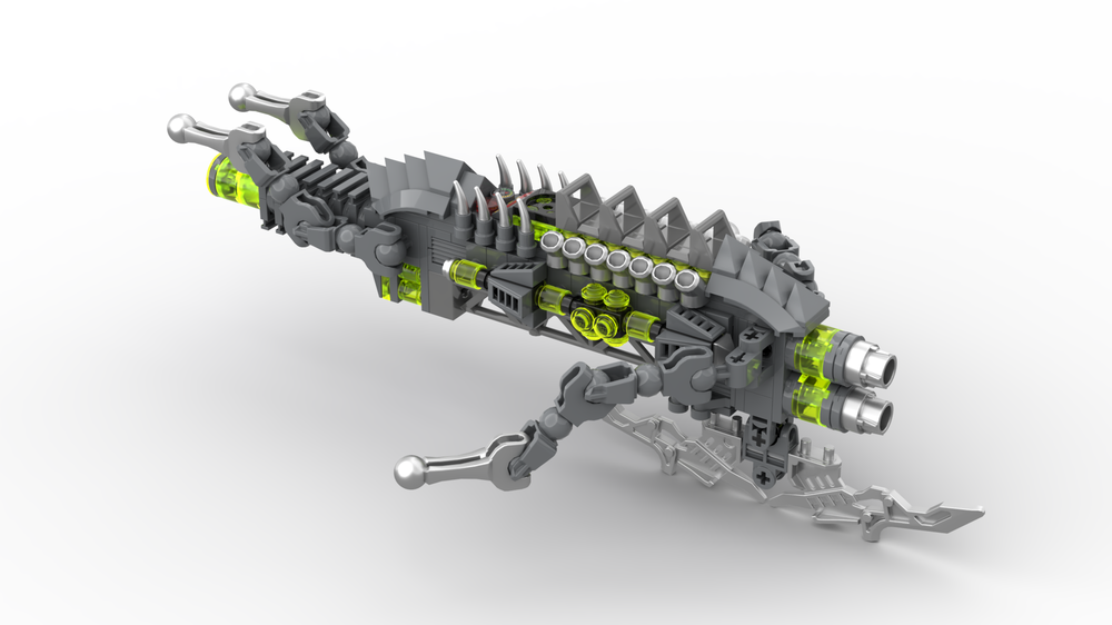 LEGO MOC Necron Heavy Gauss Cannon by SparrowLegs | Rebrickable - Build ...
