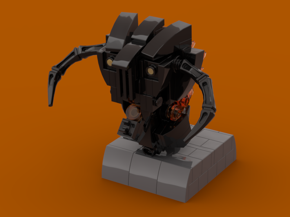 LEGO MOC Balrog Bust by Bricks_For_Bricks | Rebrickable - Build with LEGO