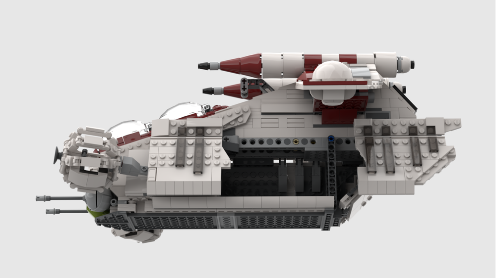 Lego Moc Republic Attack Gunship The Clone Wars Version By Mindbrick