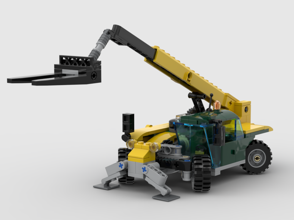 LEGO MOC Telehandler by LegoForBlockheads | Rebrickable - Build with LEGO