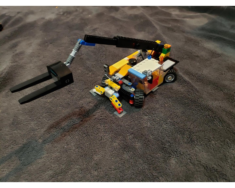 LEGO MOC Telehandler by LegoForBlockheads | Rebrickable - Build with LEGO