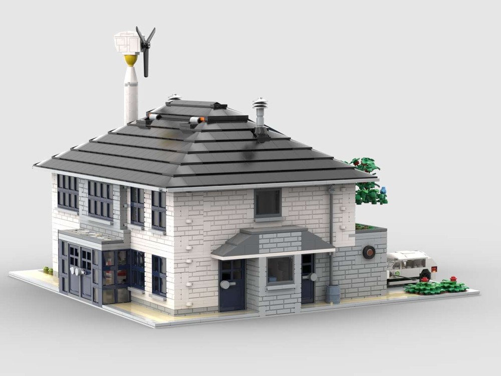 Lego Moc Sustainable Villa By Ubertoyseu Rebrickable Build With Lego