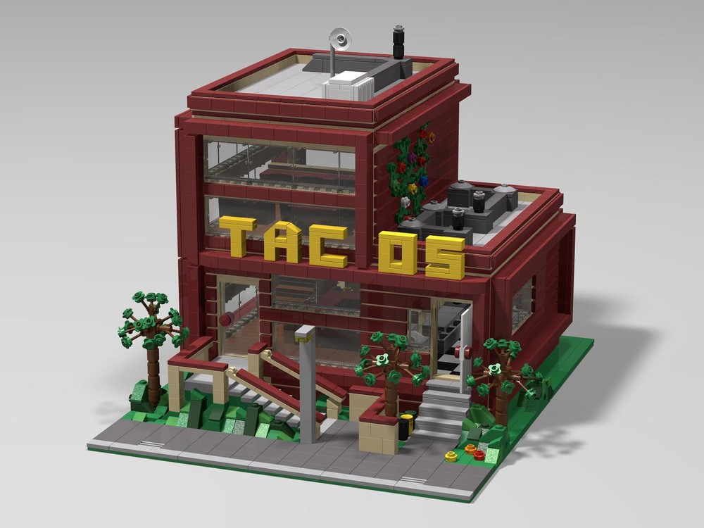LEGO MOC French tacos shop (V2) by Brick MOC conception | Rebrickable ...