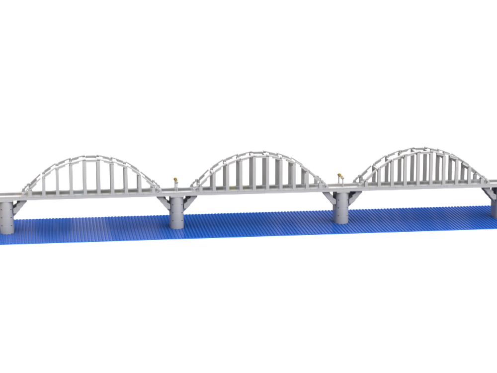 LEGO MOC Arch Bridge by Duapidet | Rebrickable - Build with LEGO