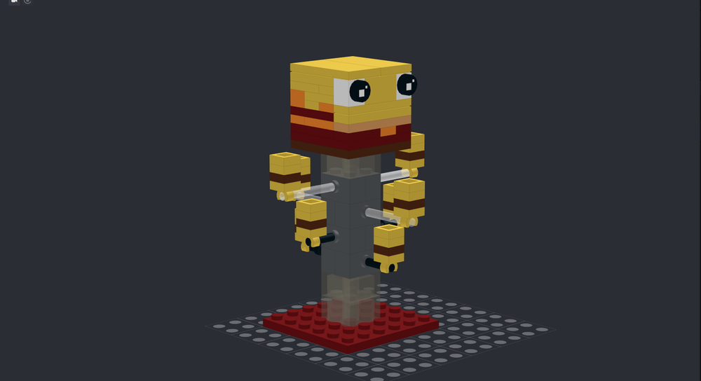 LEGO MOC Blaze Figure by ConsiderANapkin | Rebrickable - Build with LEGO