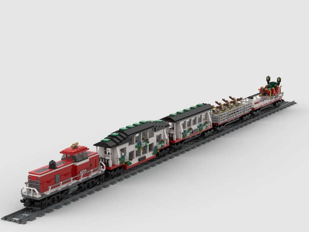 LEGO MOC Santa Claus Express by Frapez1972 | Rebrickable - Build with LEGO
