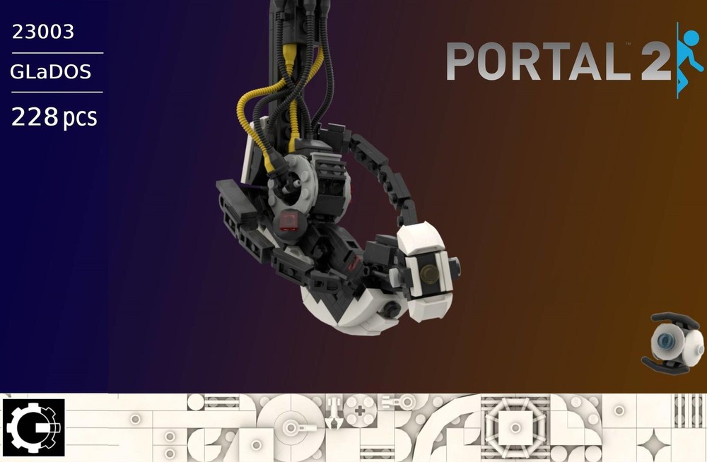 LEGO MOC GLaDOS and Wheatley from PORTAL 2 by CogInTheMachine ...
