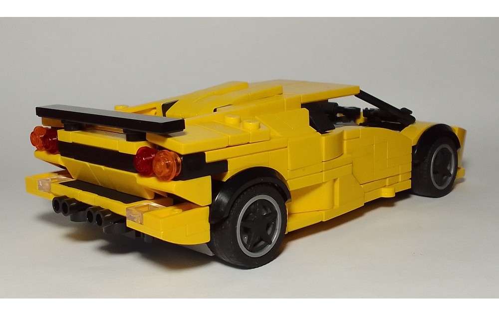 Lego Moc Lamborghini Diablo Sv By Legofan07 Rebrickable Build With Lego