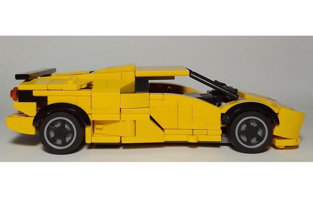 Lego Moc Lamborghini Diablo Sv By Legofan07 Rebrickable Build With Lego