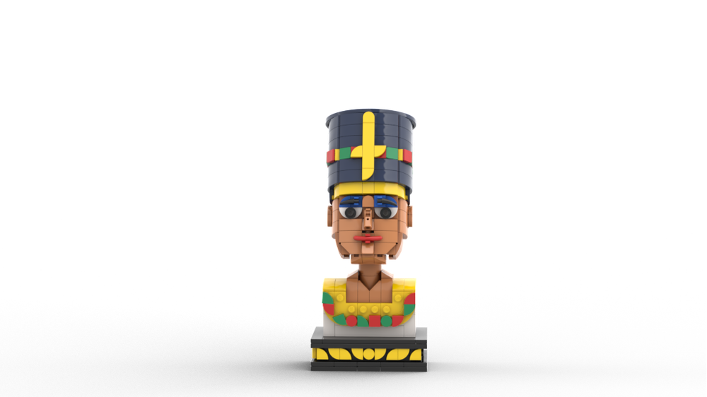 LEGO MOC Nefertiti Egypt queen by EagleBrick | Rebrickable - Build with ...