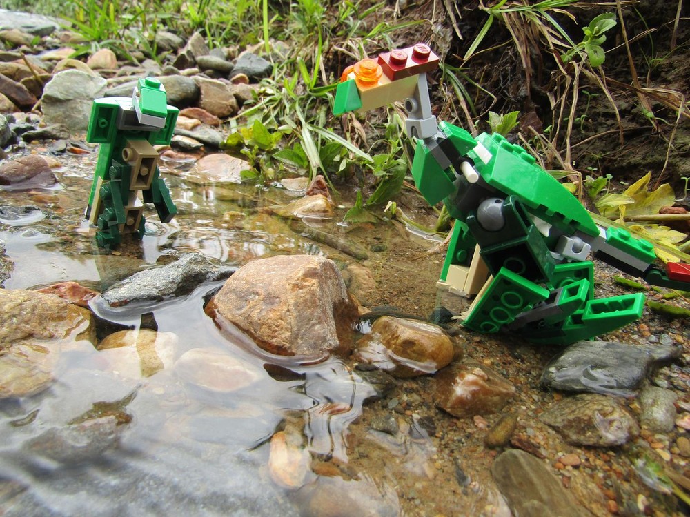 LEGO MOC 31058 Plumed Dragon (Amphipteryx kukulkanis) and Ornate Golden ...