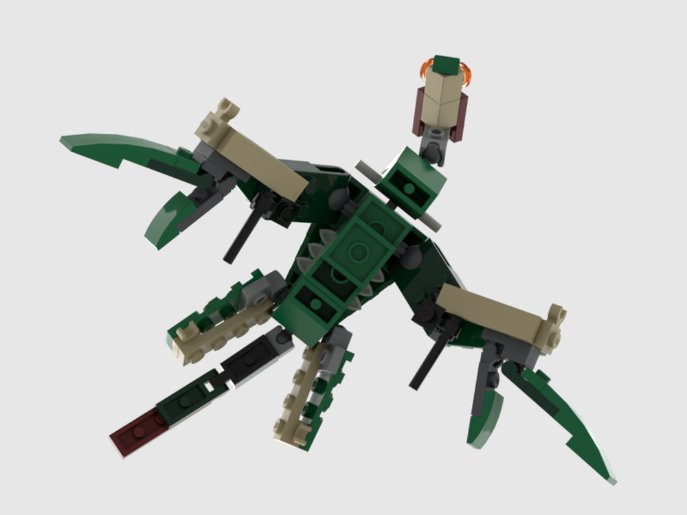 LEGO MOC 31058 Plumed Dragon (Amphipteryx kukulkanis) and Ornate Golden ...