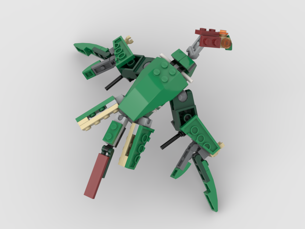 LEGO MOC 31058 Plumed Dragon (Amphipteryx kukulkanis) and Ornate Golden ...