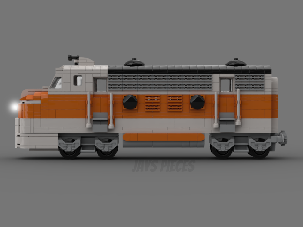 LEGO MOC LEGO Electric - Motive inspired F7 Locomotive Train by Jays ...