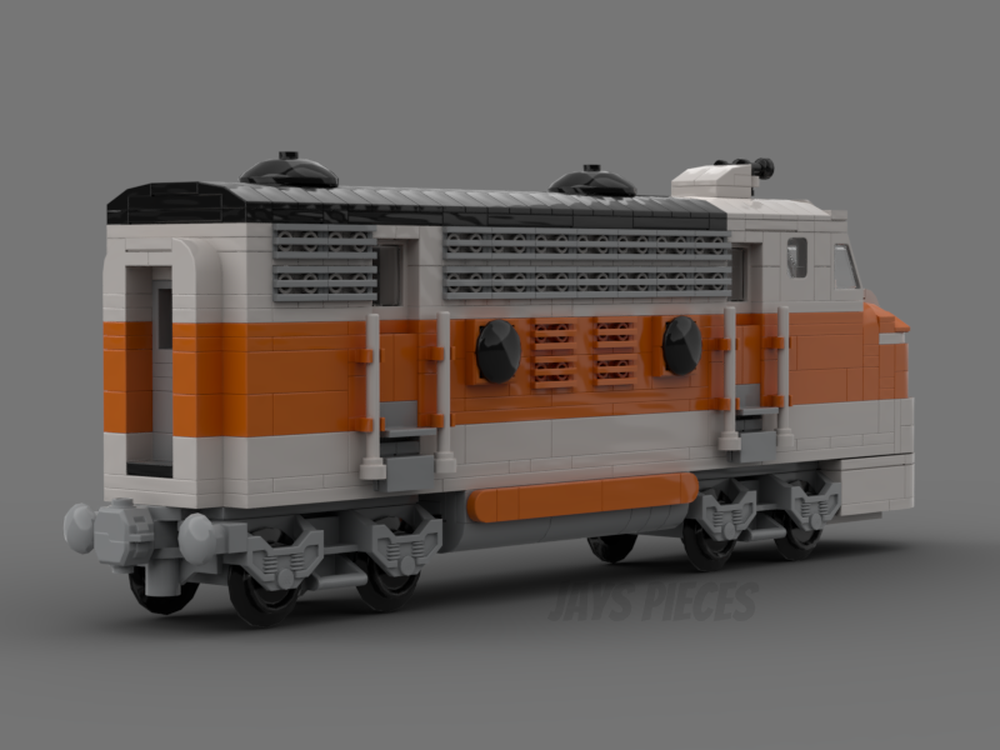 LEGO MOC LEGO Electric - Motive inspired F7 Locomotive Train by Jays ...