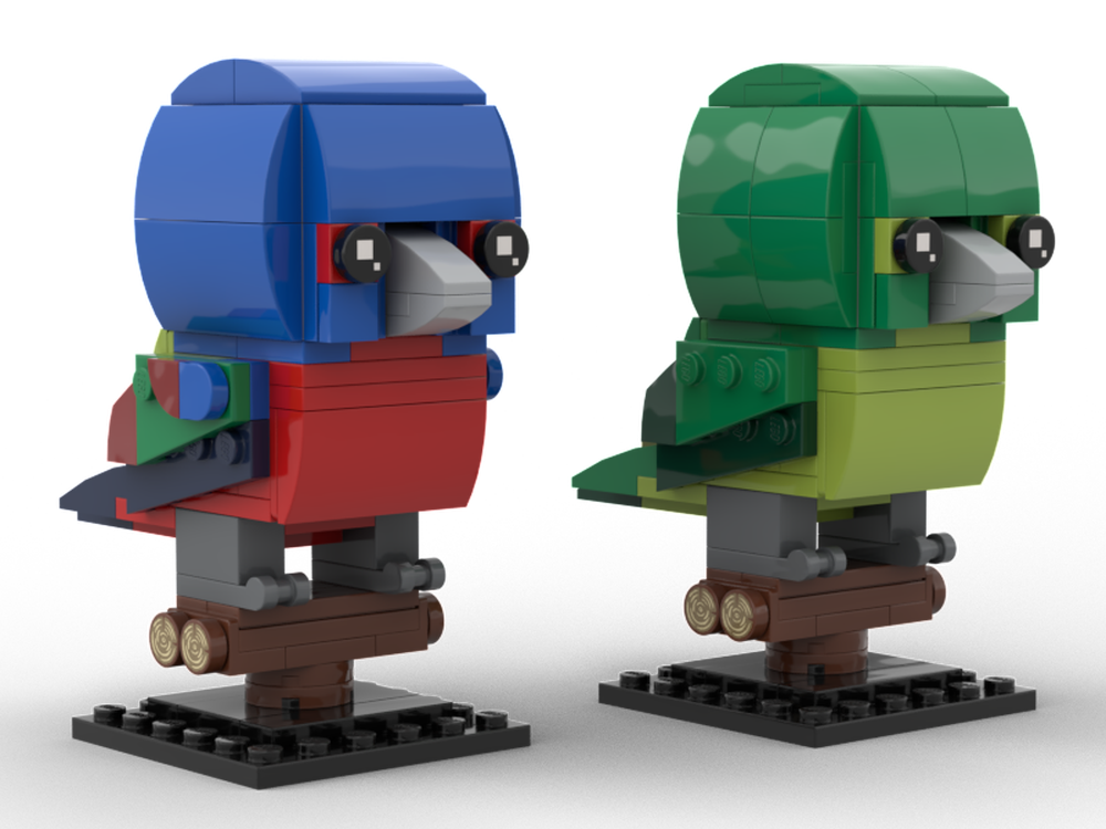 LEGO MOC Painted Buntings: Birdheadz by OrchardBuilds | Rebrickable ...