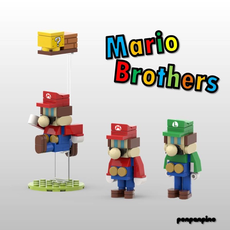 LEGO MOC Super Mario Brothers by PONPANPINO | Rebrickable - Build with LEGO