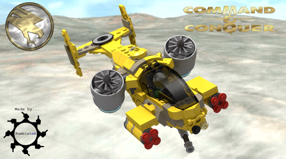 LEGO MOC GDI ORCA Assault Craft (Command & Conquer, 1st Tiberium War ...