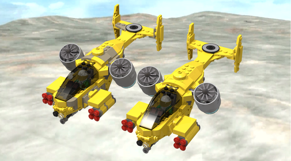 LEGO MOC GDI ORCA Assault Craft (Command & Conquer, 1st Tiberium War ...