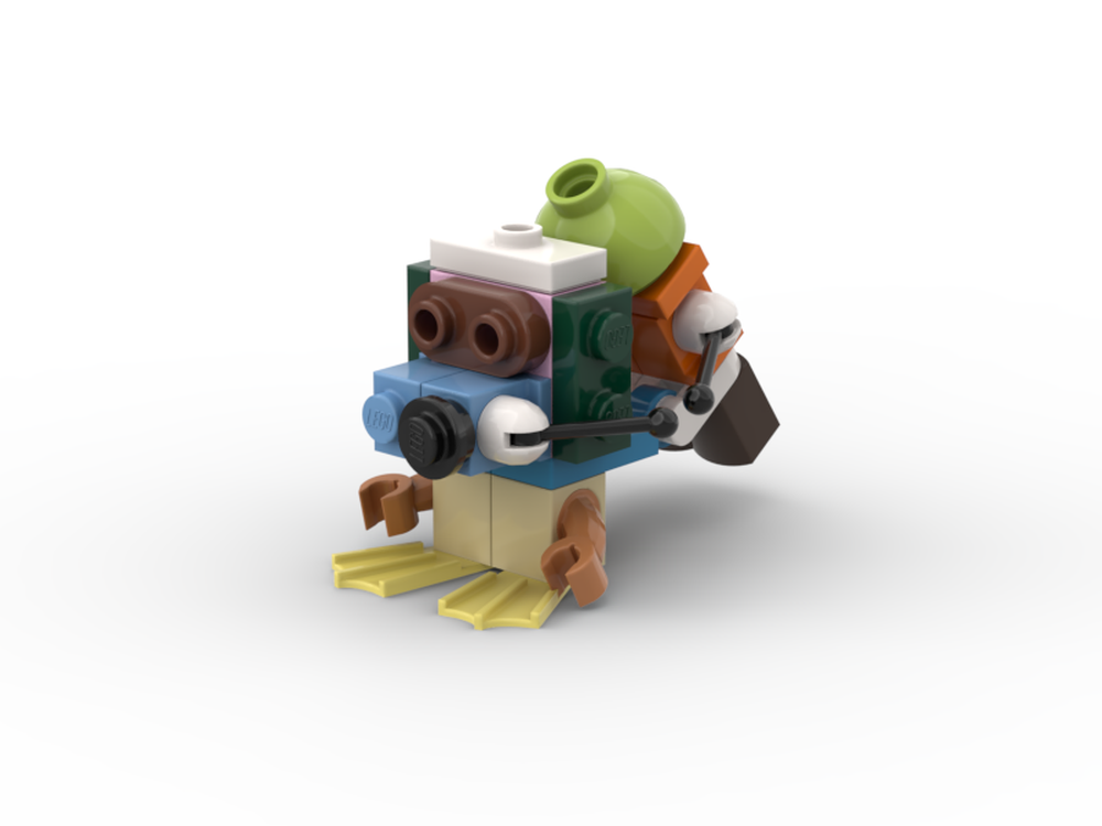 LEGO MOC Scuba Diver by EVA001 | Rebrickable - Build with LEGO