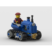 LEGO MOC tracked tractor by fuz | Rebrickable - Build with LEGO