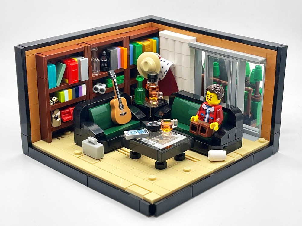 LEGO MOC Cabin Den Diorama by IBrickedItUp | Rebrickable - Build with LEGO