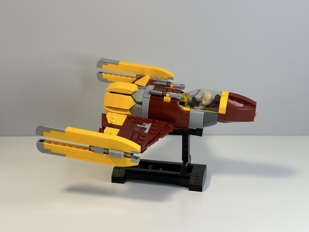 LEGO MOC Shin Hati's Starfighter minifig scale by bobbacatmocs ...